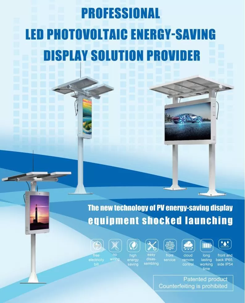 Solar Powered LED Display Sign | Solar Power LED Screen Panels